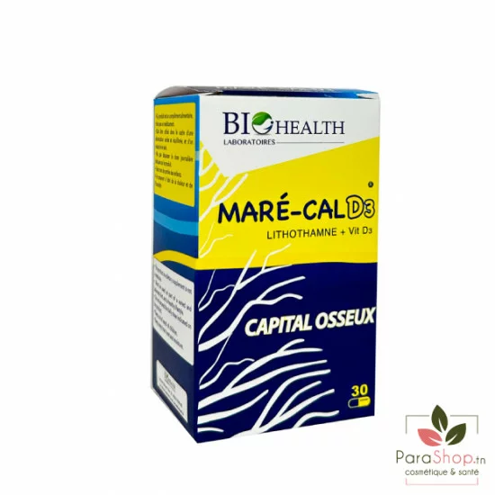 BIOHEALTH MARÉ-CAL D3 CAPITAL OSSEUX 30 Gelules
