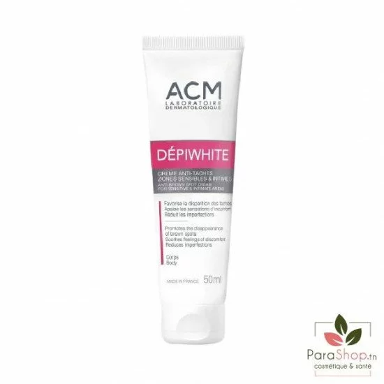 ACM DEPIWHITE CREME ANTI TACHE ZONE SENSIBLES et INTIMES 50ML