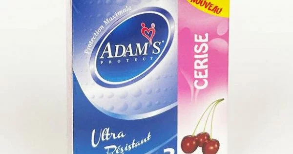 ADAMS PROTECT 3 PRESERVATIFS - Cerise