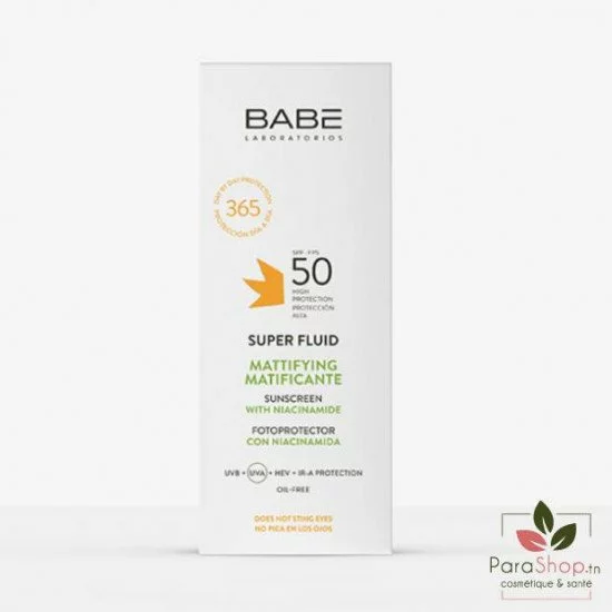 BABE Super Fluid Matifiant SPF 50 50ML | Tunisie