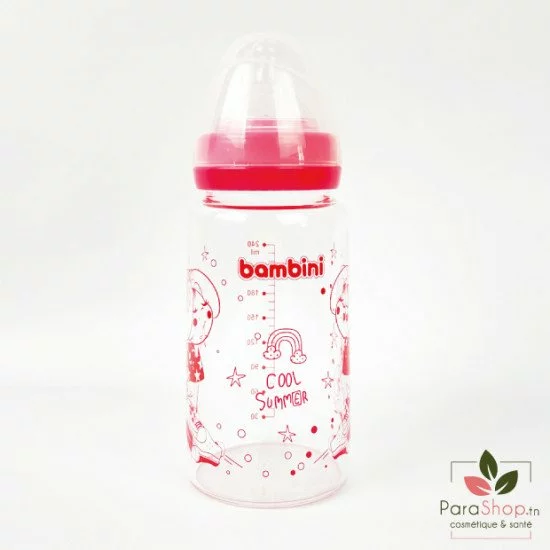 BAMBINI BIBERON LARGE EN VERRE 240ML | Tunisie