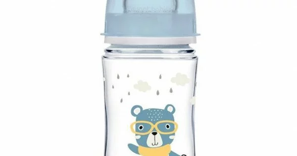 CANPOL BABIES Biberon Anti Colique Col Large 240ML Bonjour Paris - Bleu