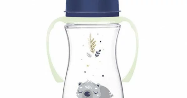 CANPOL BABIES BIBERON ANTICOLIQUE COL LARGE 300ML SLEEPY KOALA BLEU ...