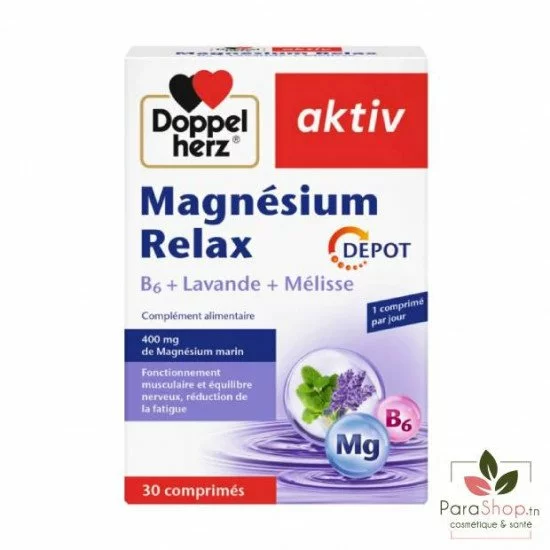 AKTIV MAGNESIUM RELAX 30 Comprimes | Tunisie