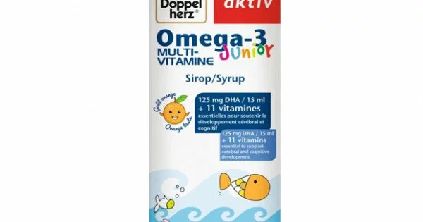 AKTIV Omega 3 Junior Multivitamine Sirop 250ML