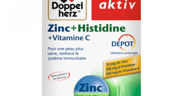 AKTIV Zinc + Histidine + Vitamine C 30 Comprimes
