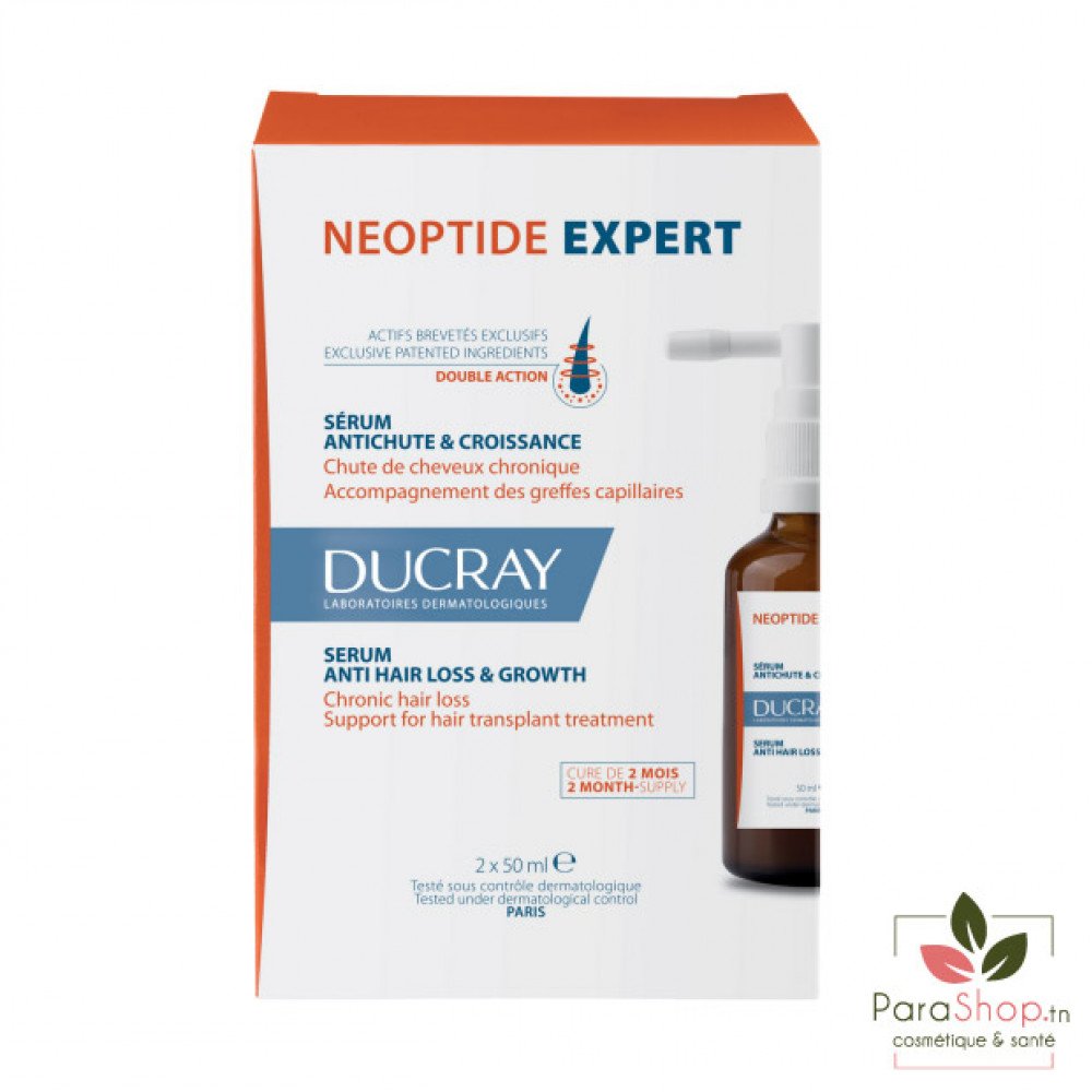 DUCRAY NEOPTIDE EXPERT Serum Antichute et Croissance 2X50ML