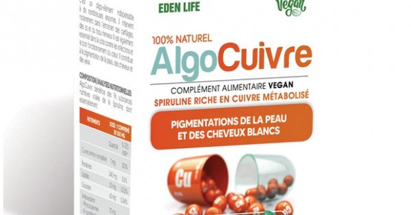 Eden Life AlgoCuivre 30 comprimés
