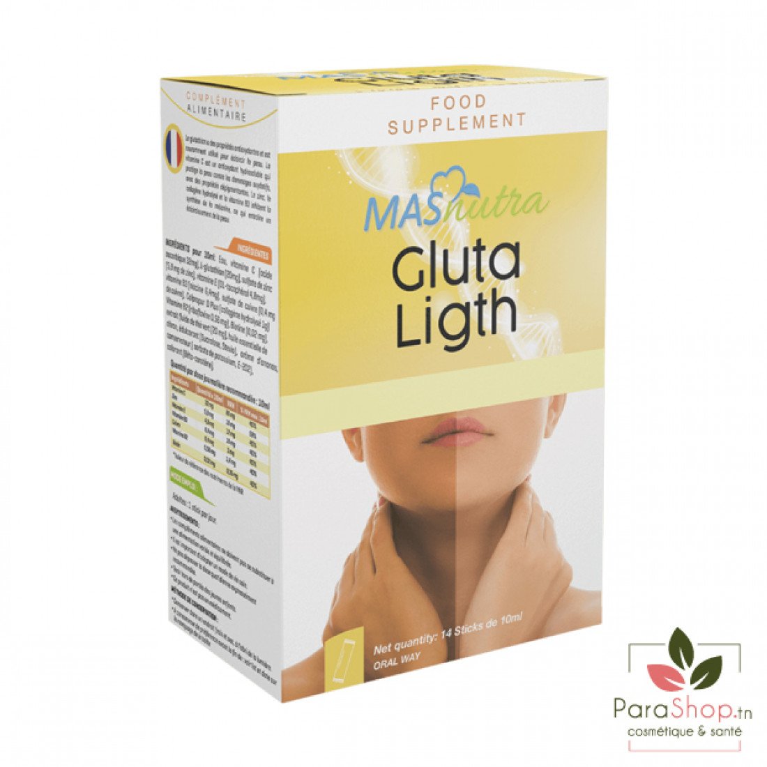 MASNUTRA GLUTA LIGHT 14 STICKS