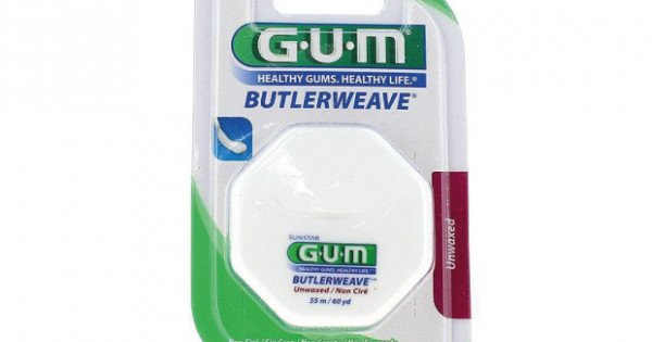 GUM Butlerweave Floss FIL DENTAIRE 1155 - 54,8m