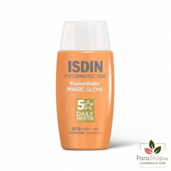 ISDIN Fusion Water Magic Glow SPF50 50ml | Écran glow Tunisie