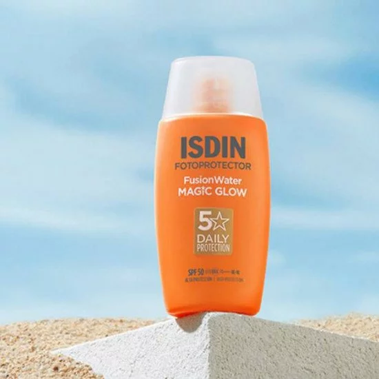 ISDIN Fusion Water Magic Glow SPF50 50ml | Écran glow Tunisie