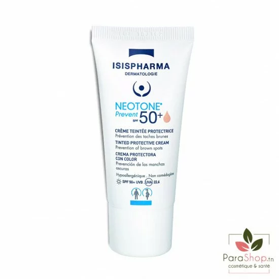 ISISPHARMA NEOTONE PREVENT SPF50+ | Tunisie