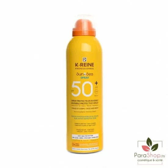K-REINE Sun & Sea Spray Protecteur Invisible SPF50+ 200ML | Tunisie