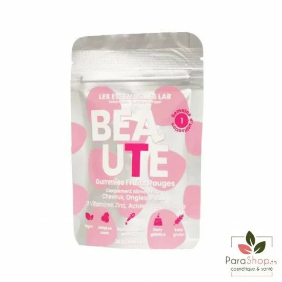 LES ESSENTIELLES LAB BEAUTE GUMMIES FRUITS ROUGES 14P