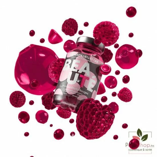 LES ESSENTIELLES LAB BEAUTE GUMMIES FRUITS ROUGES BT/60