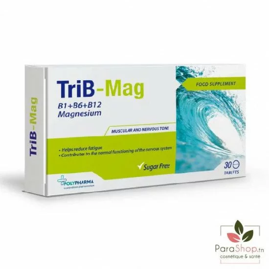 POLYPHARMA TRI B MAG 30 COMPRIMES