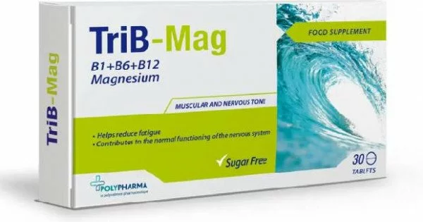 POLYPHARMA TRI B MAG 30 COMPRIMES