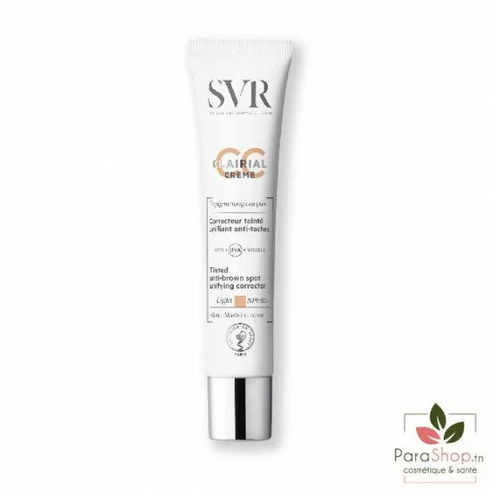 SVR CLAIRIAL CC Creme LIGHT SPF50+ | Tunisie