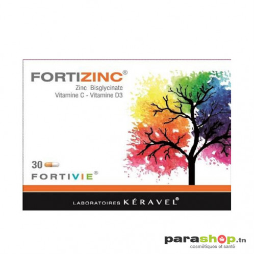 FortiZinc Complément Alimentaire 30 Gélules
