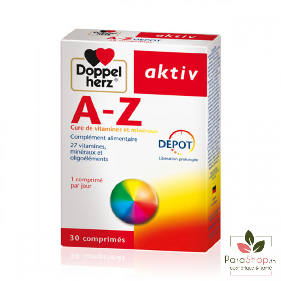 AKTIV A-Z VITAMINES ET MINÉRAUX 30 COMPRIMES