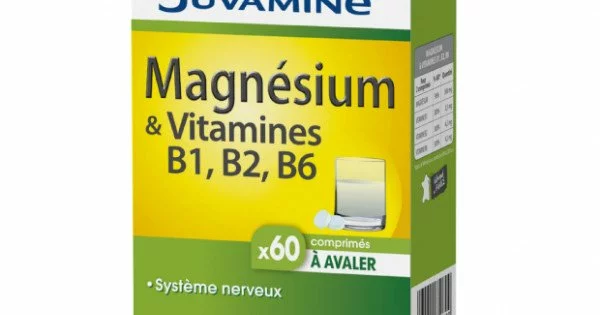 JUVAMINE MAGNESIUM ET VITAMINES B1, B2, B6 60 COMPRIMÉS
